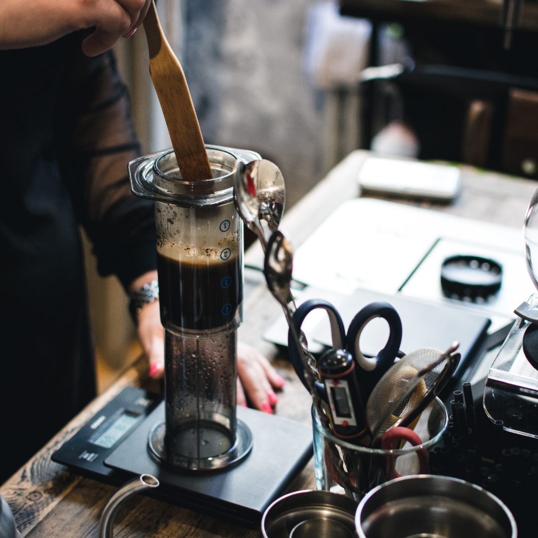 The Worlds Strongest Coffee and AeroPress Coffee Maker Bundle – Black ...