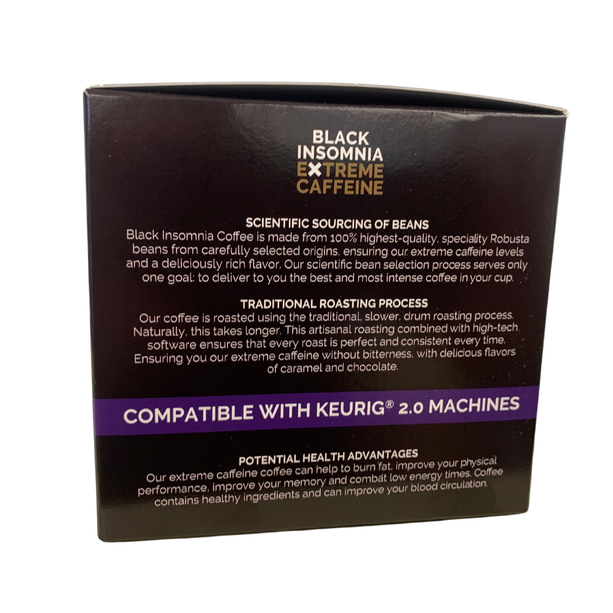 Extreme Caffeine Single Serve Cups for Keurig | Black Insomnia K-Cups ...